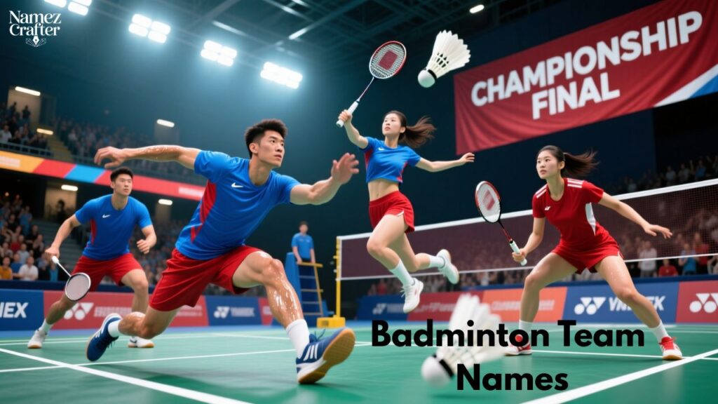 330+ Best Badminton Team Names for Every Style & Squad