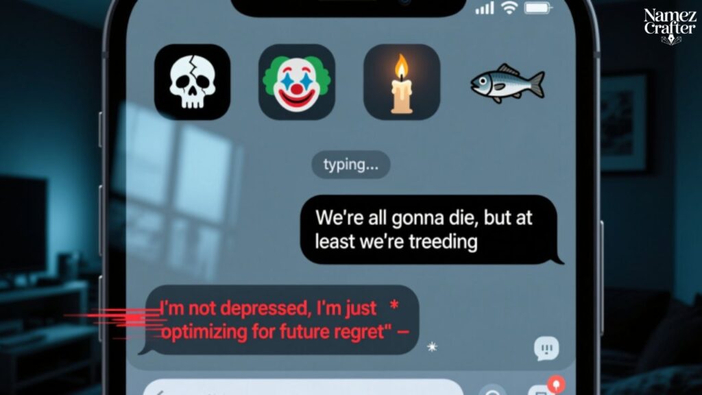 667 Dark Humor Group Chat Names