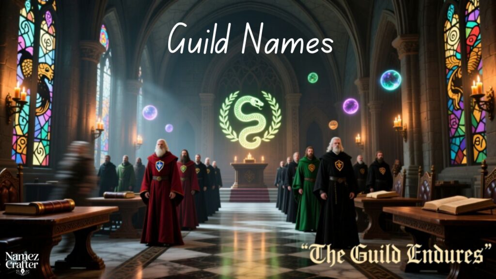 916 Guild Names That Stand Out in Any Realm