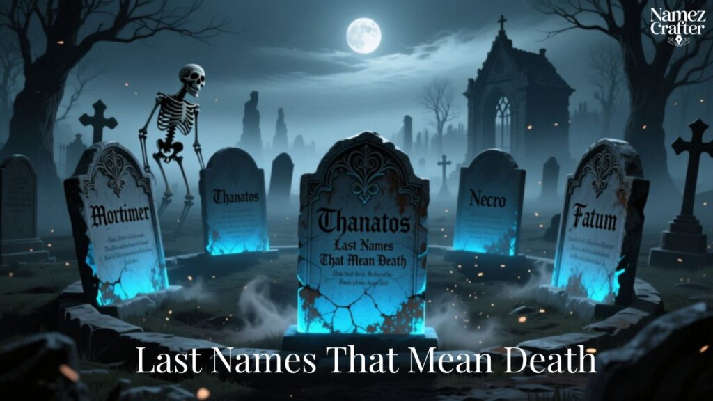 250+ Unique Last Names That Mean Death, Darkness
