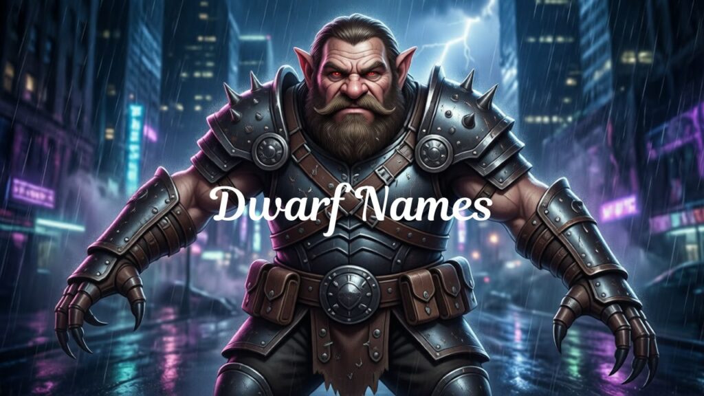 650+ Dwarf Names: Male, Female, Clan
