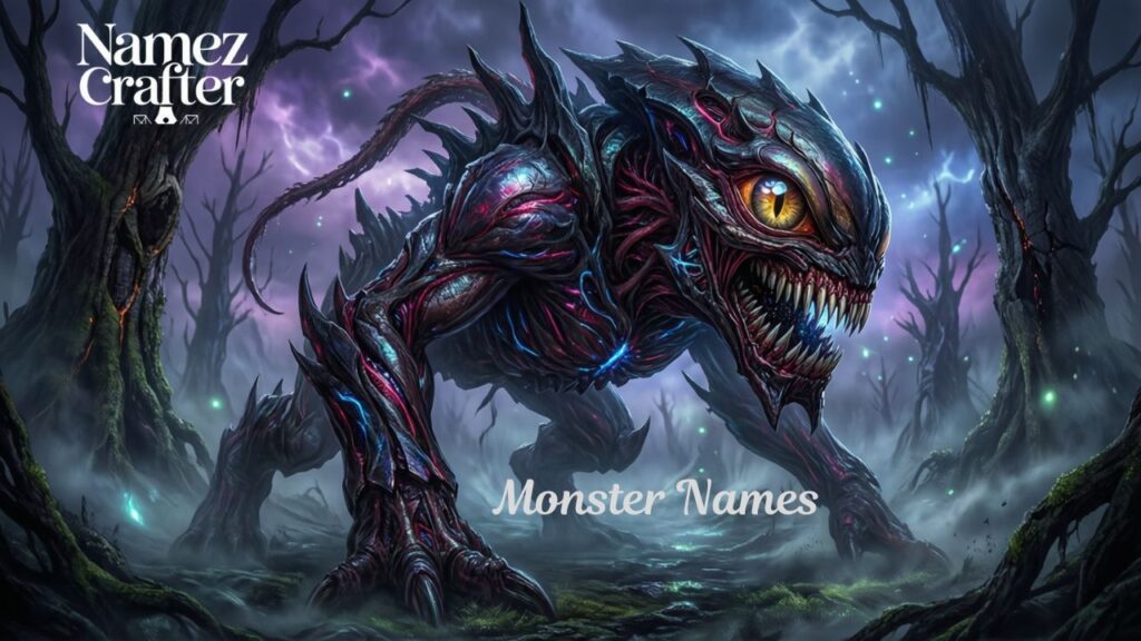 650+ Monster Names with Meaning and Their Origins