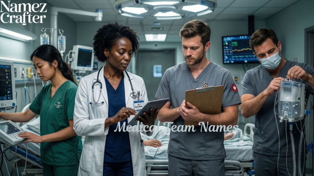 600+ Creative Medical Team Names to Heal the Vibe